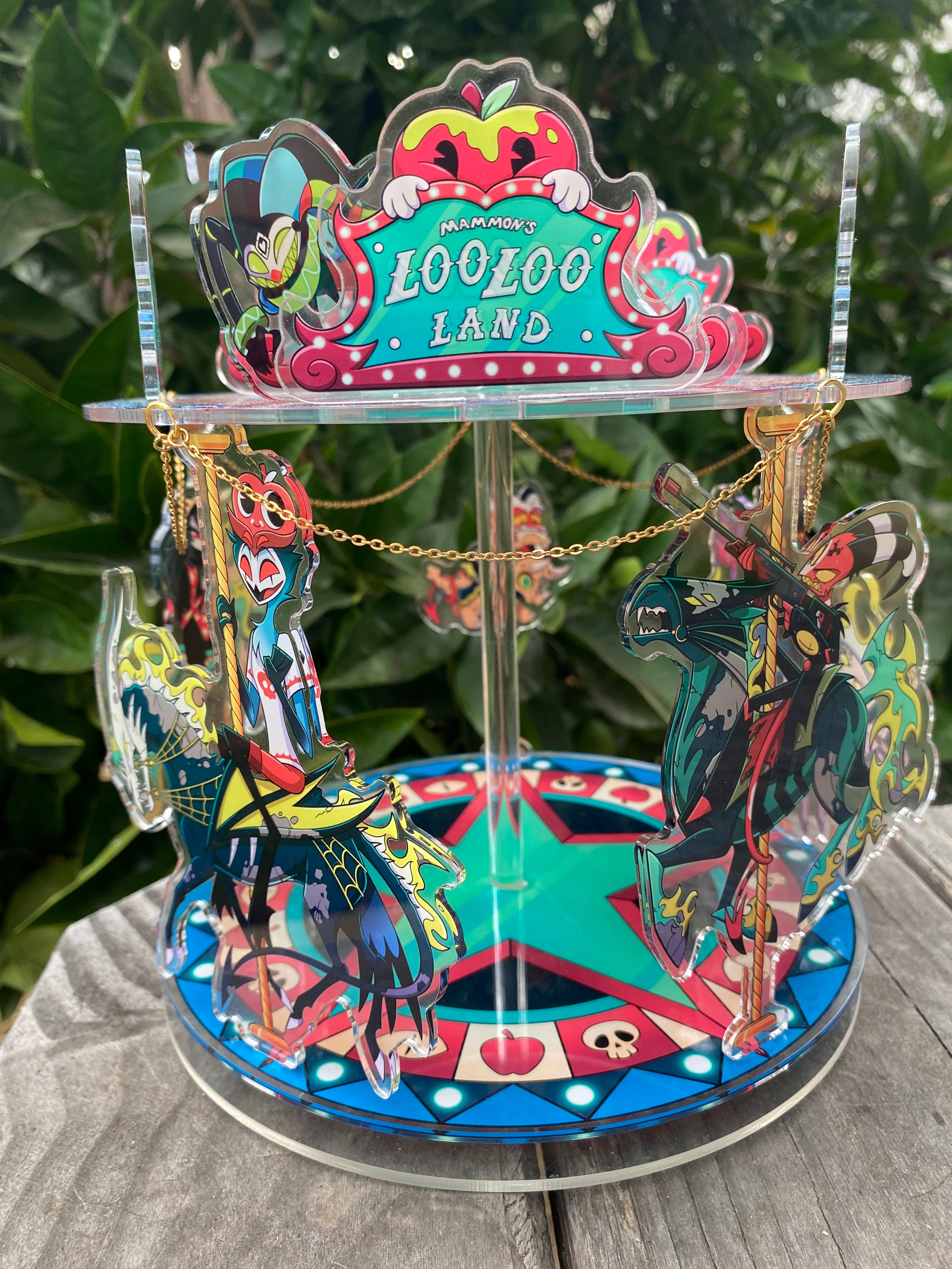 LooLoo Land Carousel Standee – PiebaldPins