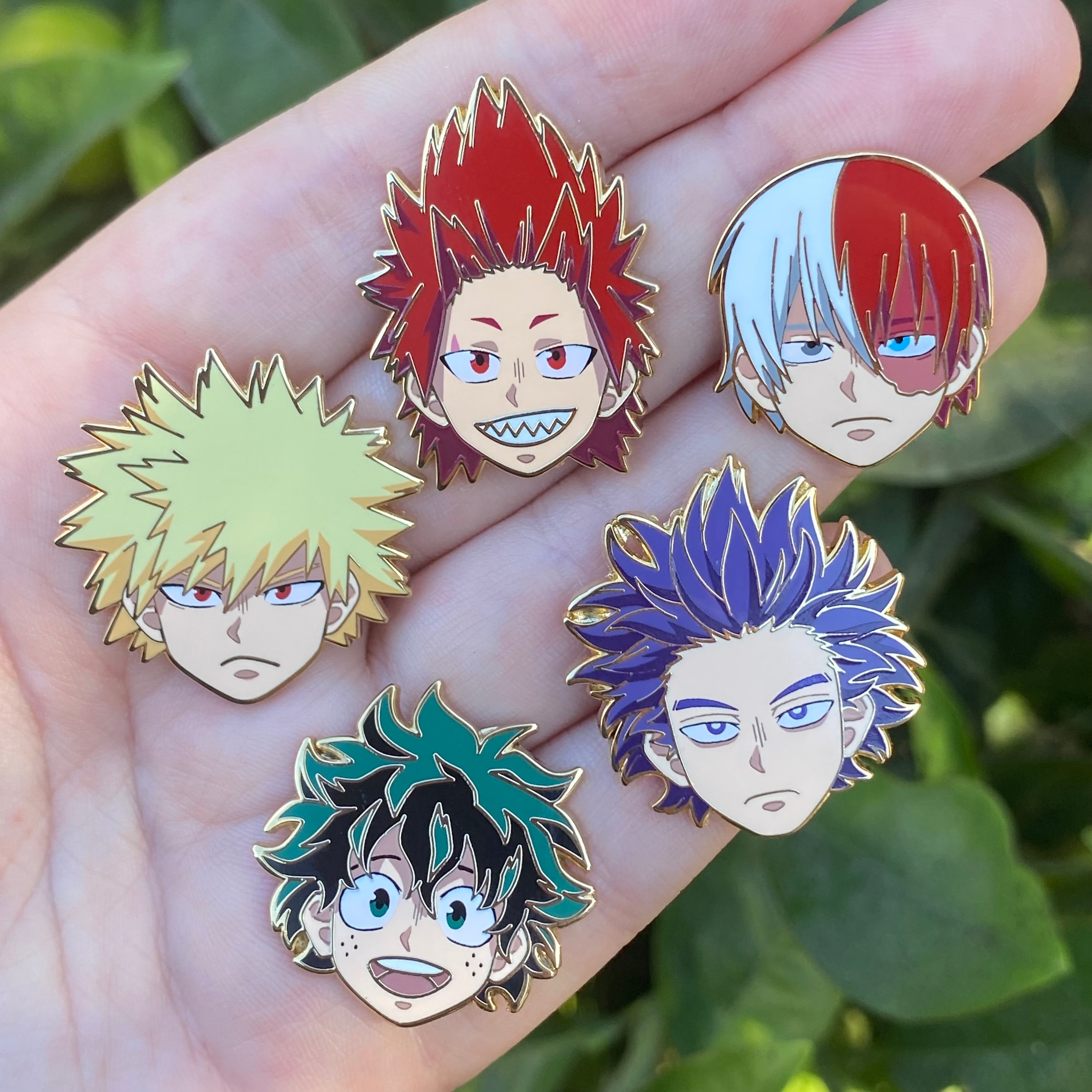 Hero heads – PiebaldPins