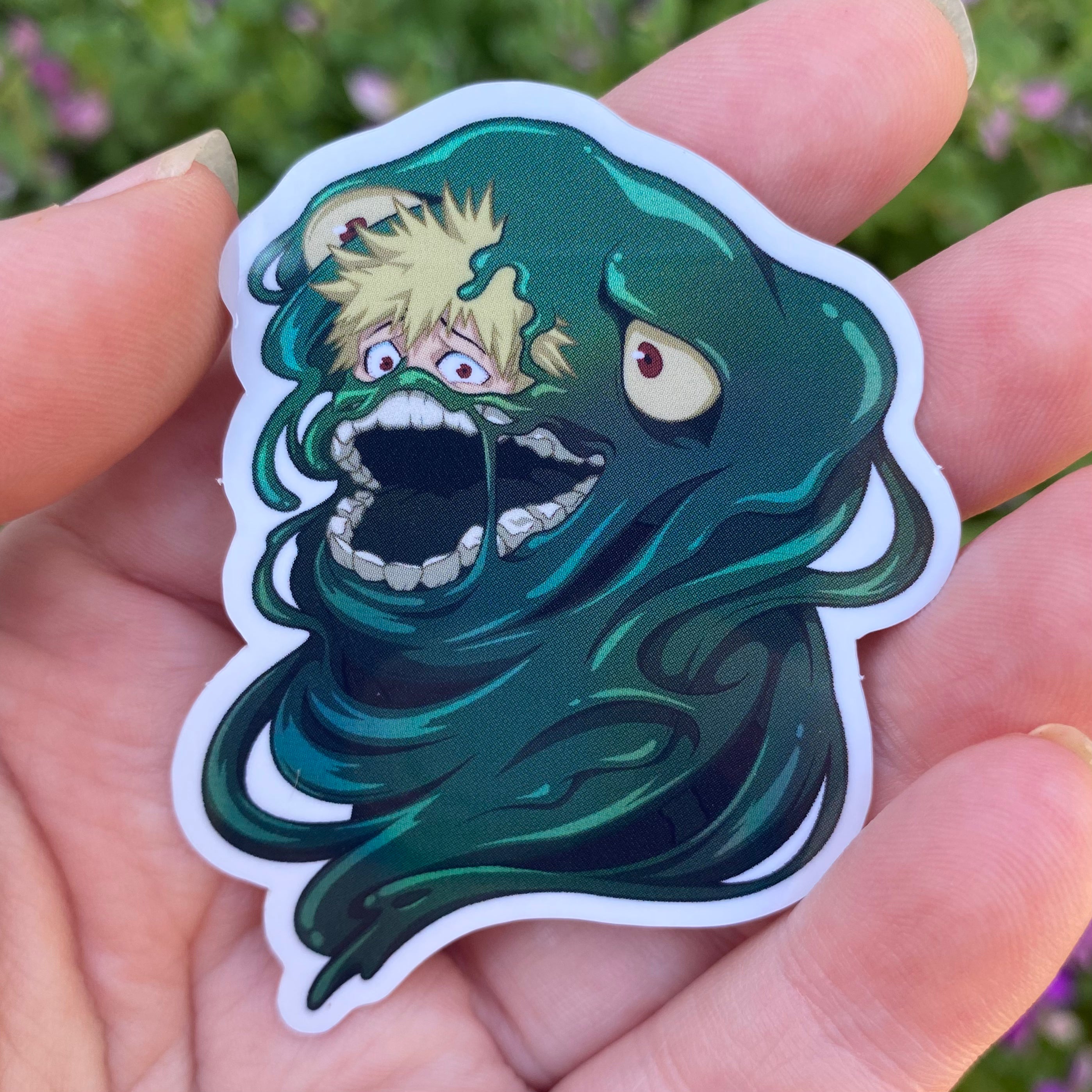 Sludge Villain Holographic Sticker – PiebaldPins