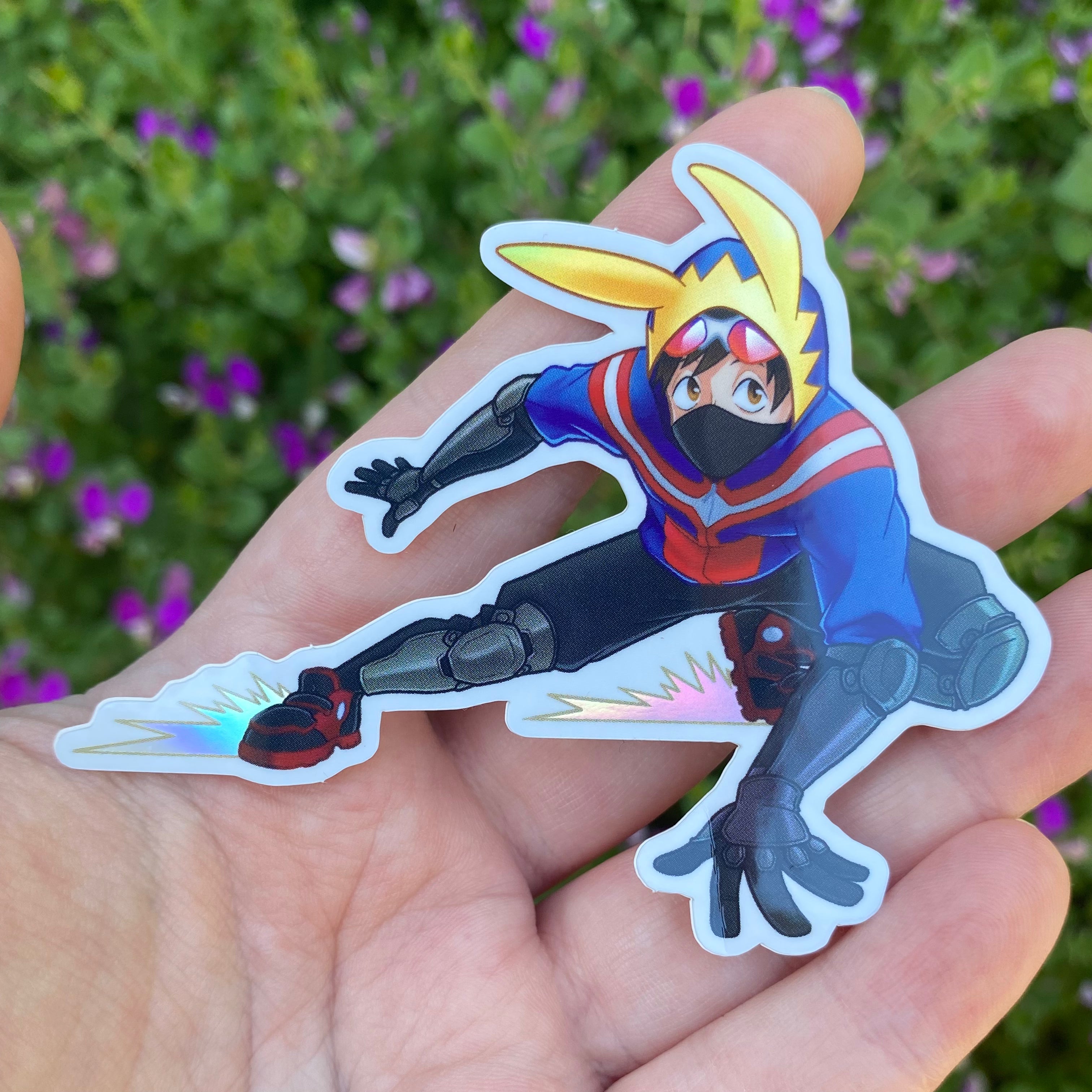 Vigilante Holographic Sticker – PiebaldPins